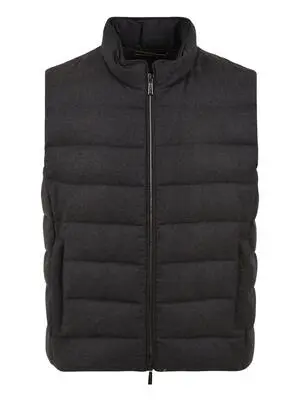 MOORER Quilted Vest - Anthracite