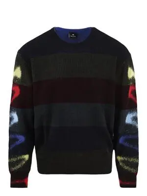 Paul Smith Striped Sweater - Black