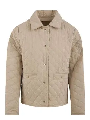 MOORER Quilted Jacket - Stone