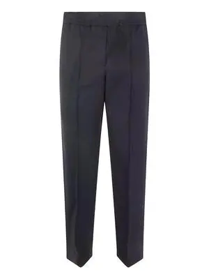 Liviana Conti Elasticated-waist Cropped Trousers - Black
