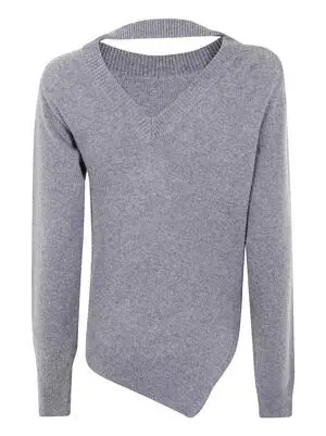 RÓHE Two-way Deconstructed Sweater - Grey