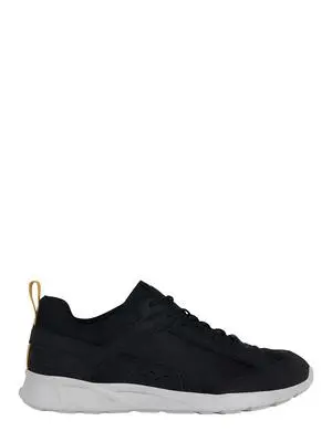 Geox Sanzio Textured Panel Trainers - Black