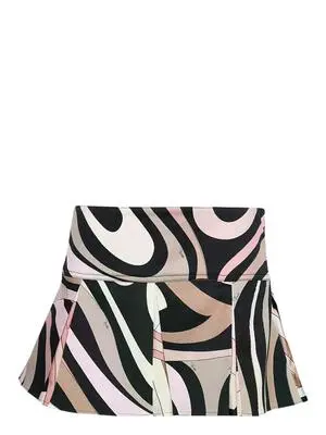 Emilio Pucci Marmo-print Mini Skirt - Black