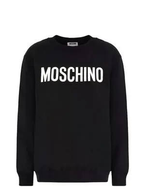 Moschino Logo-print Sweatshirt - Black