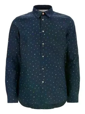 Paul Smith Letter-print Shirt - Blue