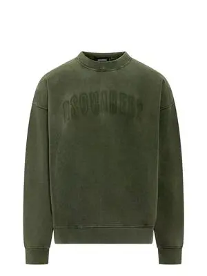 Dsquared2 Logo-embroidered Sweatshirt - Green