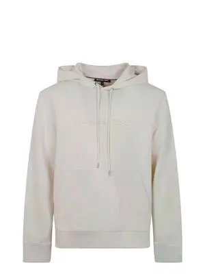 Michael Kors Logo-embossed Hoodie - Neutrals