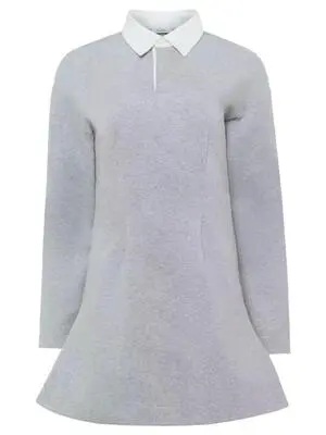 JW Anderson Long-sleeve Polo Dress - Grey