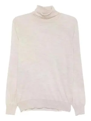 Brunello Cucinelli Virgin-wool Turtleneck Sweater - Neutrals