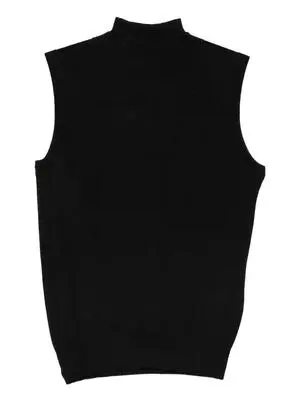 Max Mara High-neck Sleeveless Top - Black