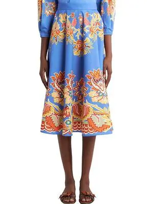 Etro Printed Midi Skirt - Print On P