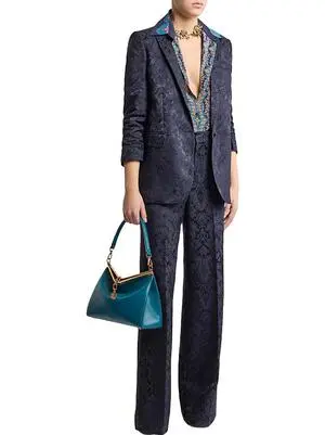 Etro Jacquard Blazer - Dark Blue