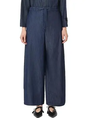 Max Mara Jour Denim Pants - Midnight Blue