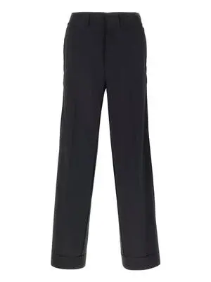 MAISON MARGIELA Virgin Wool-blend Trousers - Black