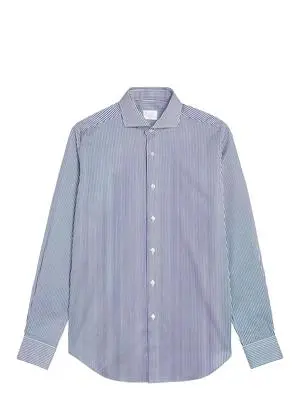 XACUS Striped Shirt - Blue