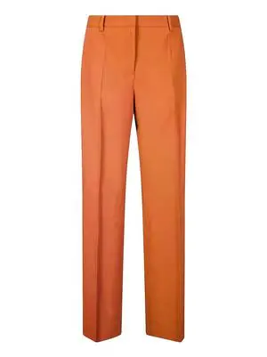 Alberto Biani Classic Tailored Trousers - Orange