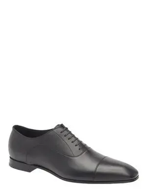 BOSS Quillon Leather Oxford Black