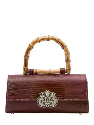 ISLA East West Top Handle Tote Bag - Brown