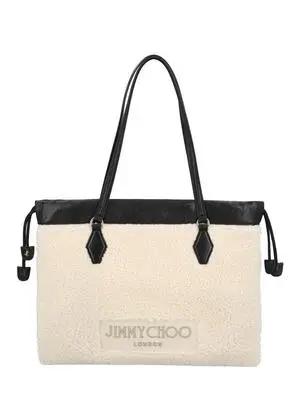 JIMMY CHOO Drawstring Tote - White