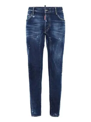 Dsquared2 Tidy Biker Jeans - Blue