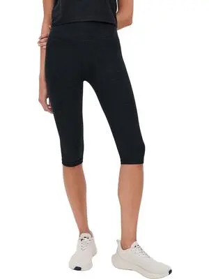 Beyond Yoga Spacedye High Waisted Pedal Pusher Leggings - Darkest Night