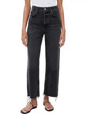AGOLDE High-rise Wide Leg Jeans - Arcane