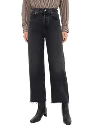 AGOLDE High-rise Wide Leg Jeans - Arcane