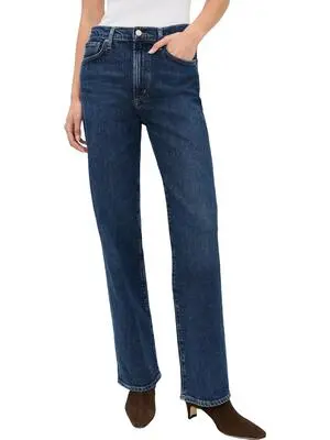 AGOLDE Harper Mid-rise Relaxed Straight Jeans - Echo