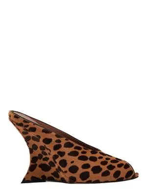 PARIS TEXAS Nina 110 Print Calf Hair Mules