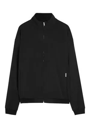 REPRESENT Stretch-jersey Track Jacket - Black