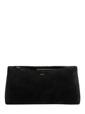 TOTÊME Suede Clutch - Black