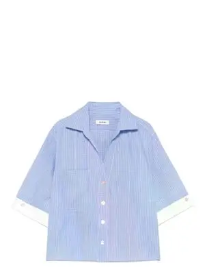 Sandro Check-print Shirt - Blue