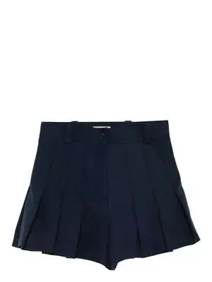 Sandro Pleated Thigh-length Shorts - Blue