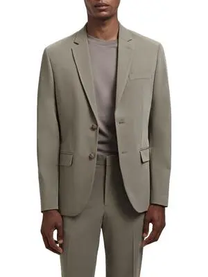 Mango Slim Fit Suit Jacket - Green