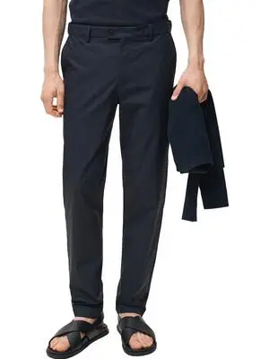 MANGO Slim Fit Cotton Pants