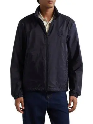 Moncler Ouge Water Repellent Nylon Jacket Navy