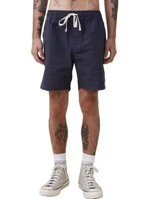 COTTON ON Relaxed Fit Shorts - Navy Texture