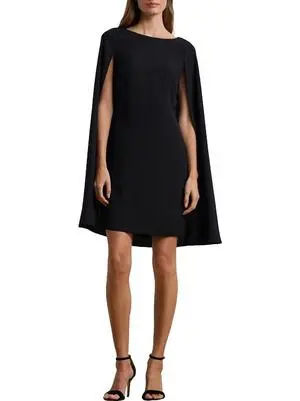Ralph Lauren Capelet Cocktail Dress - Black