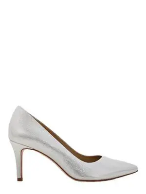 JOAN OLOFF SHOES Deborah Pump - Silver