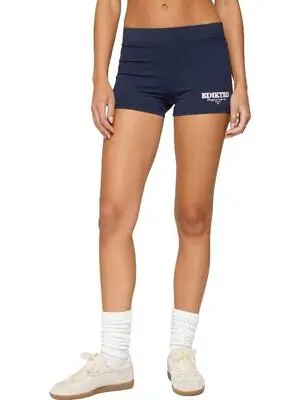 EDIKTED Biker Shorts - Navy