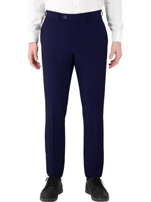VICTOR EMMANUEL Vince Flat Front Stretch Dress Pants