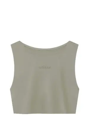 Adidas X Fear Of God Athletics Cropped Tank Top - Clay