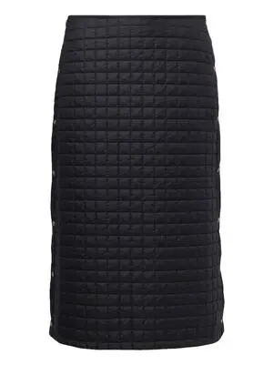 Moncler Quilted Padded Midi Skirt - Black