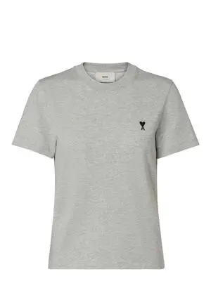 Ami De Coeur Cotton Jersey T-shirt - Grey