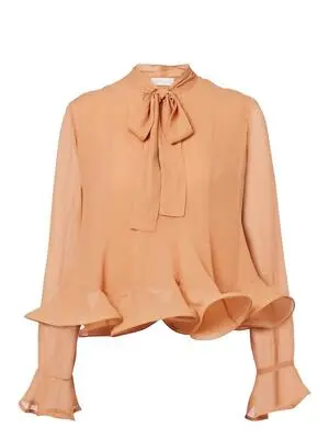 Zimmermann Balance Floral Blouse - Pink