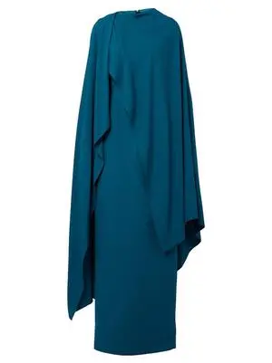 ROKSANDA Deena Caped Crêpe Gown - Green