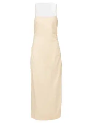 Sir The Label Tamara Linen Midi Dress - Yellow