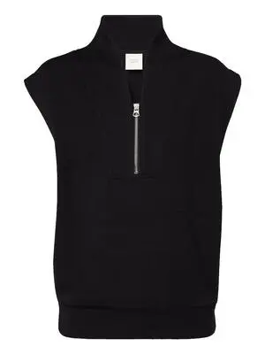 Varley Loretta Half-zip Jersey Vest - Black