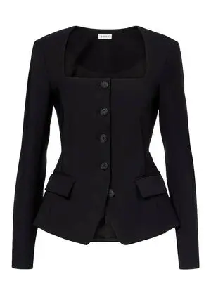 SIMKHAI Marlowe Crêpe Blazer