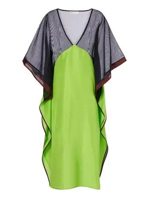 Tory Burch Silk Kaftan - Green